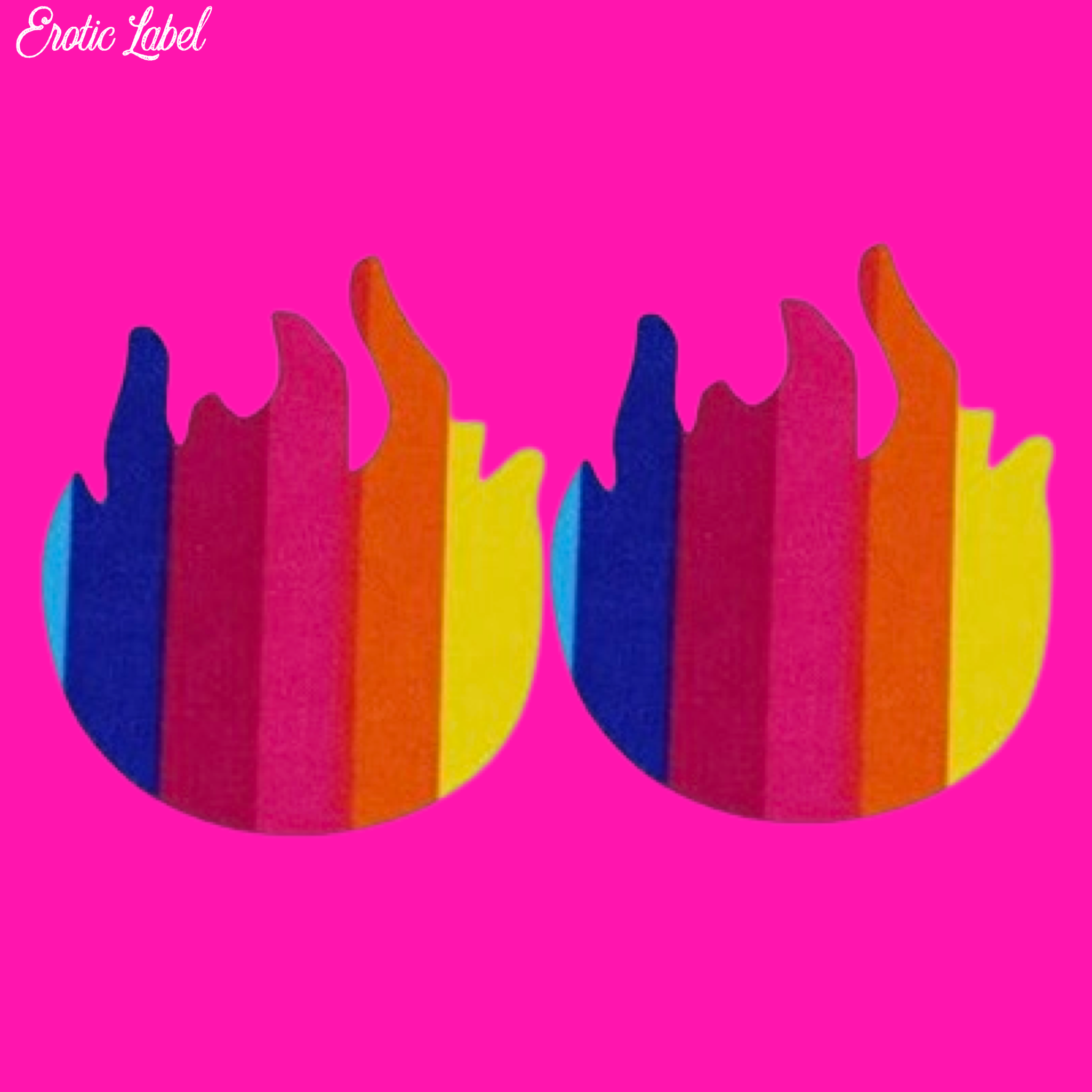 Candy Girl- Hot Flame Pasties – Erotic Label Boutique